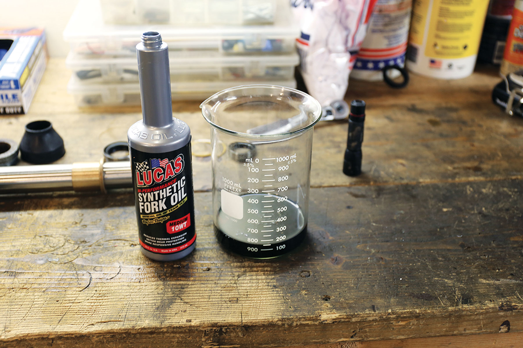 Synthetic Fork Oil by Lucas Oil Products - Motorcycle Classics